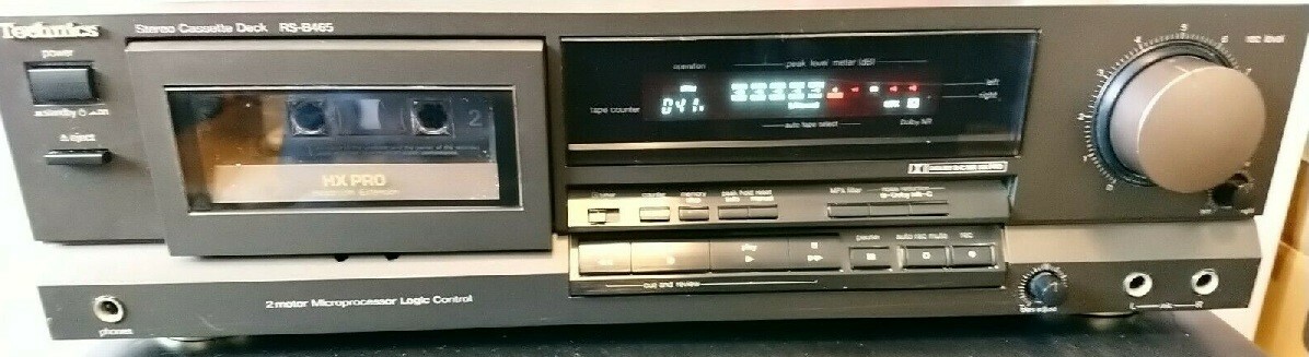 TECHNICS RS-B465 SINGLE 2 HEAD HX PRO STEREO CASSETTE TAPE DECK ...