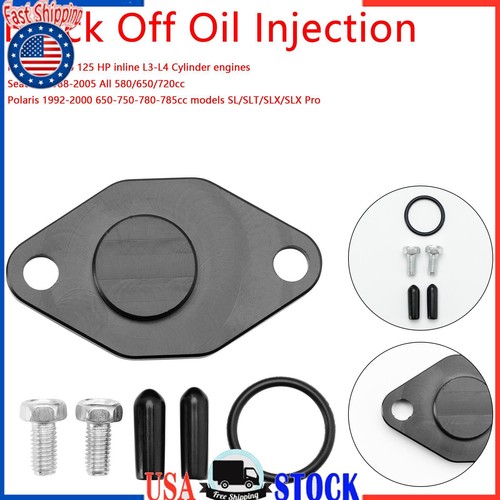 420212 Block Off Oil Injection For Mercury 75-90-100-115-125 HP Seadoo ...