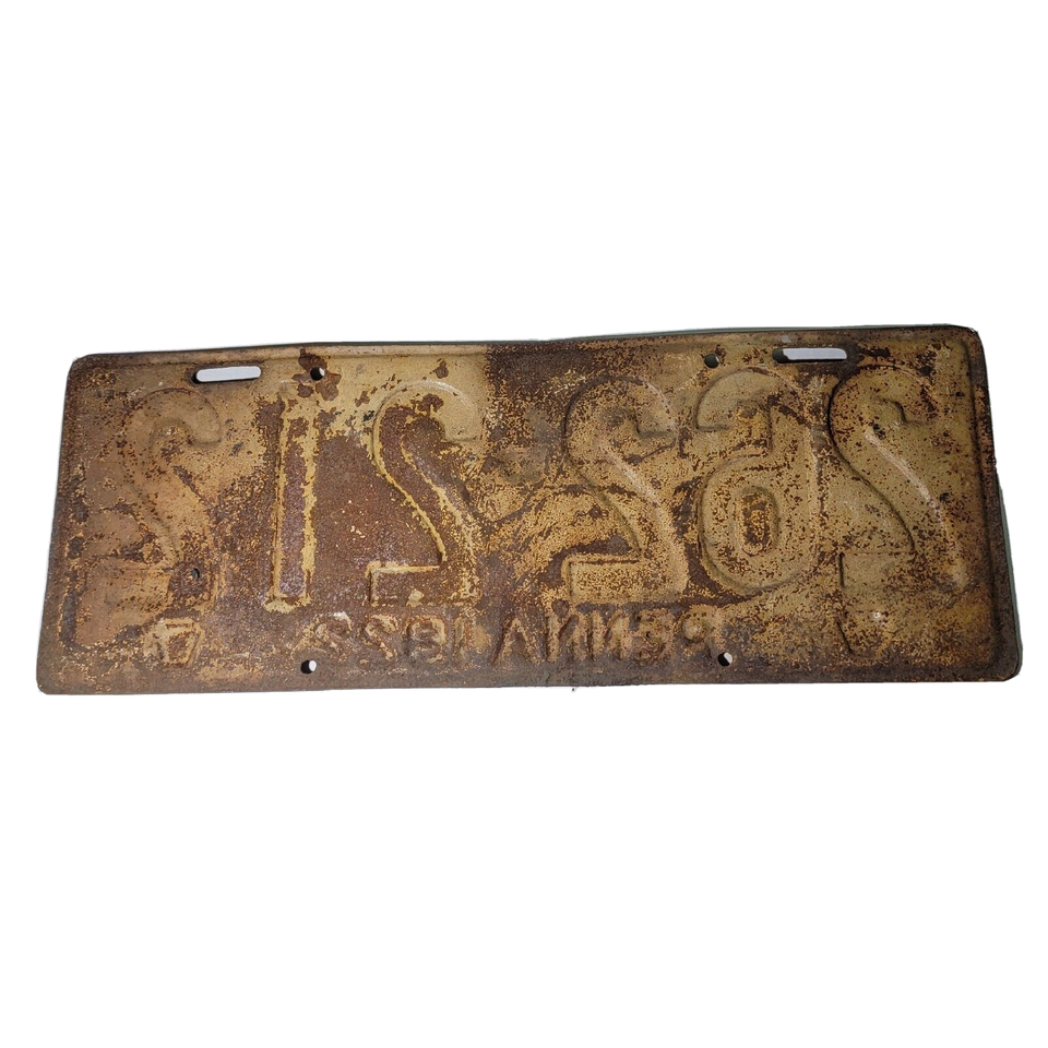 Vintage Pennsylvania 1922 Collectible License Plate Penna Antique ...
