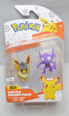 Pokemon SABLEYE & WITCH EEVEE Halloween Figures Battle Pack Nintendo ...