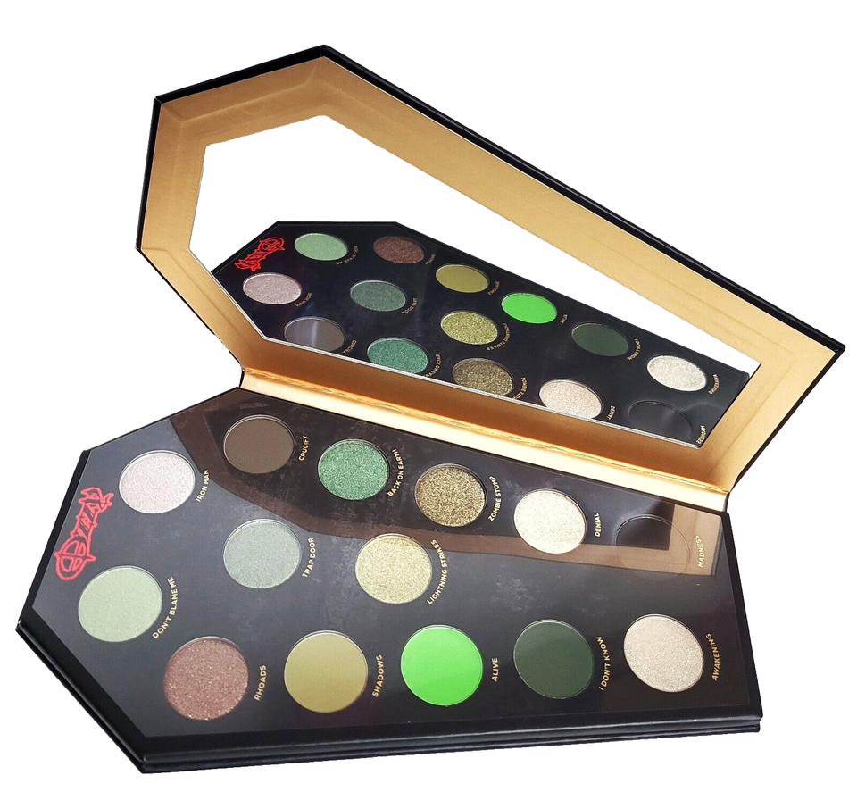 Rock and Roll Beauty Ozzy Coffin Eyeshadow Palette Earth Tone Shades ...
