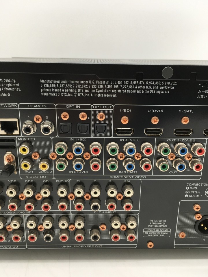 Marantz AV7005 Black AV Preamp Processor – HDMI Home Theater Surround ...