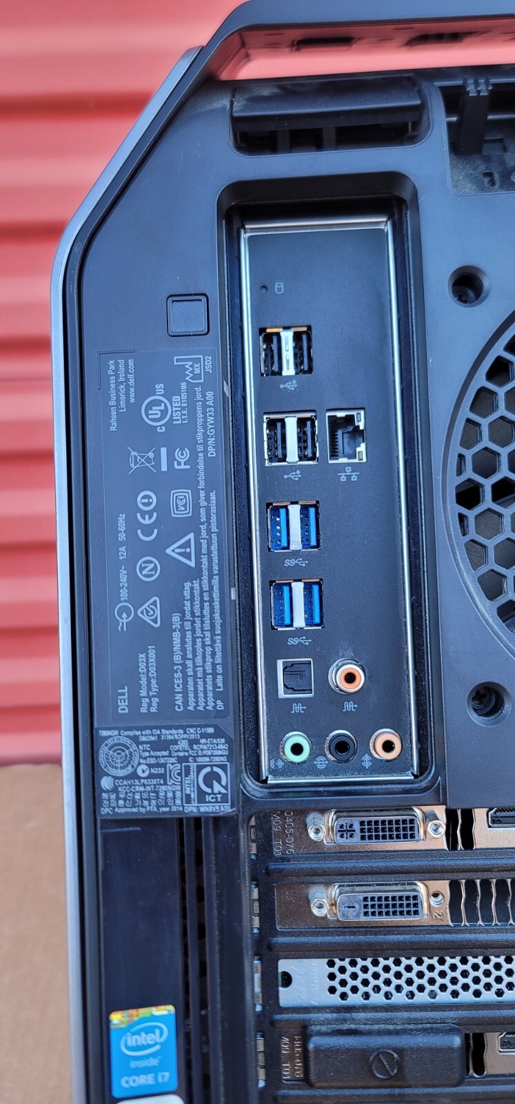 Alienware Area-51 R2 Gaming Desktop i7-5930K, 32GB RAM, 2 GTX 770, NO ...