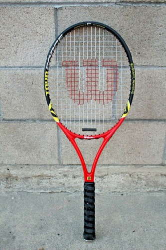 WILSON Tour Force Graphite Titanium Soft Shock System Grip 4 3/8" | eBay
