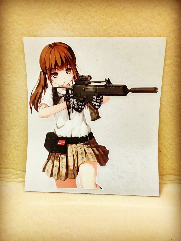 Girls und Panzer Anime JDM Car Window Decal Sticker 008 | eBay