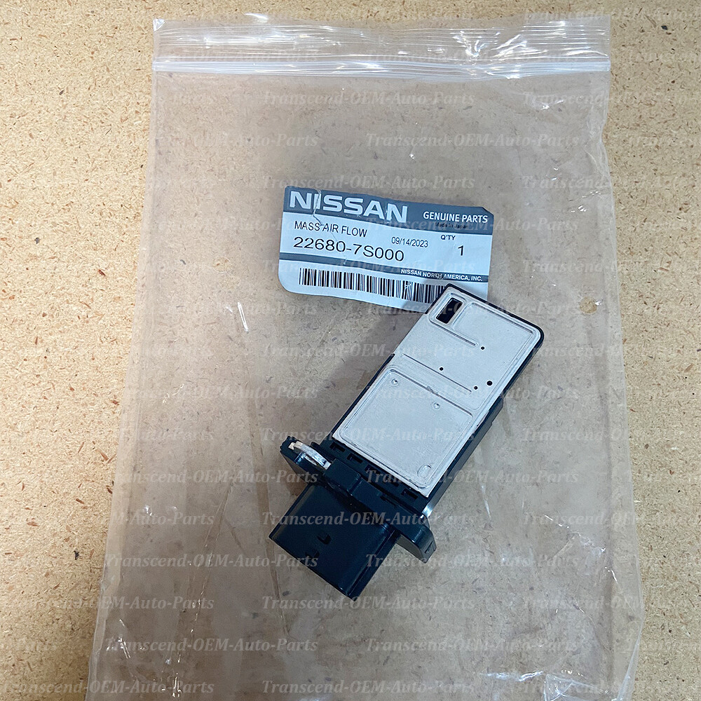 GENUINE Nissan OEM MAF Mass Air Flow Meter Sensor 22680-7S00A (NO ...