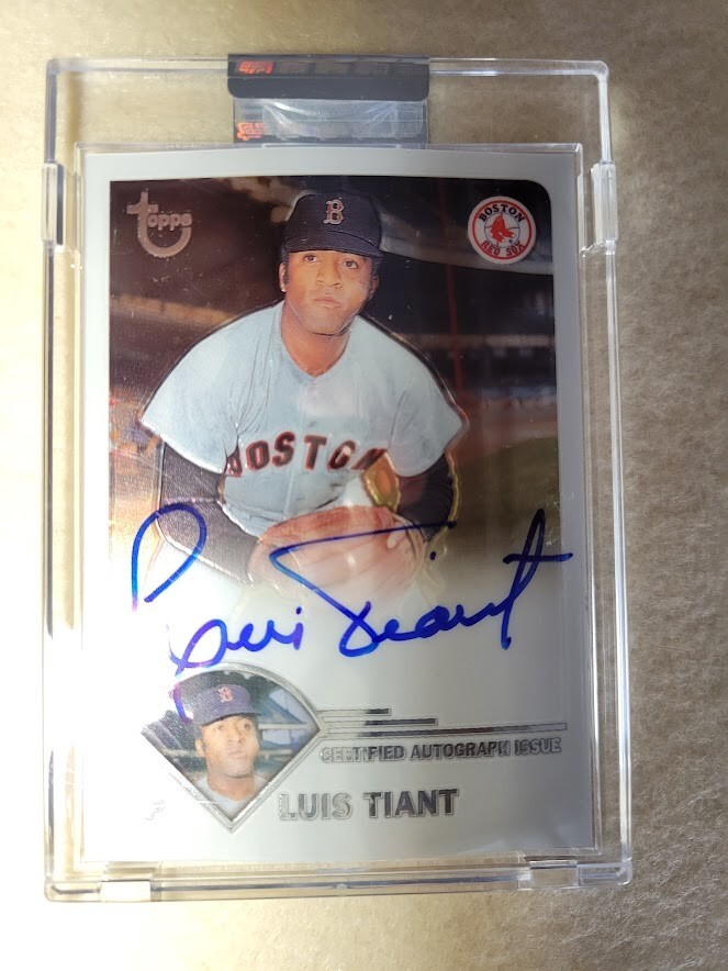 2003 Topps Certified Autograph Issue Luis Tiant | eBay