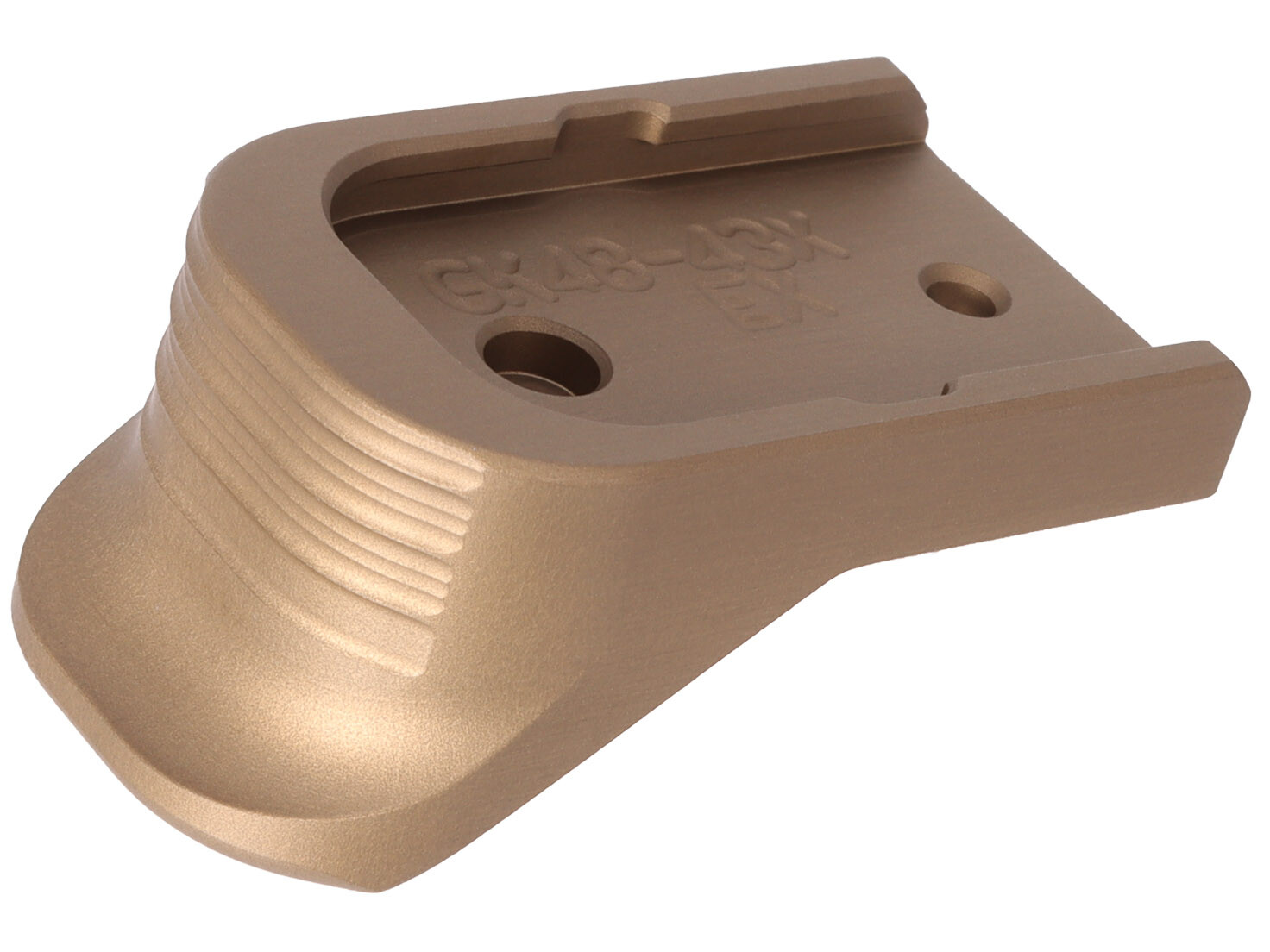 for Glock 43X 48 9mm Magazine Base Plate Finger Extension Aluminum ...