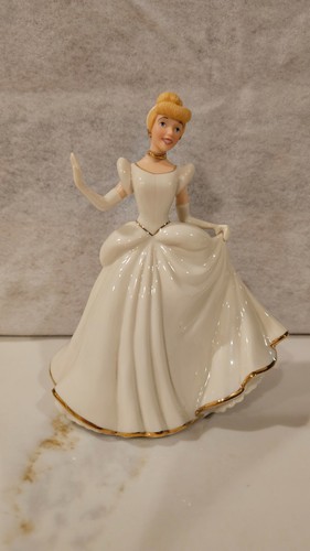 Lenox Disney Showcase Collection CINDERELLA Figurine 7" Gold Trim ...