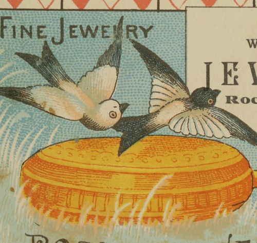 1880s BOSS PAT POCKET WATCH CASES Trade Card~WM. S. LEWIS, ROCHESTER, N ...