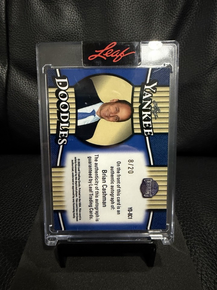 Brian Cashman 2025 Leaf Bronx Legacy Yankee Doodles On Card Auto /20 | eBay