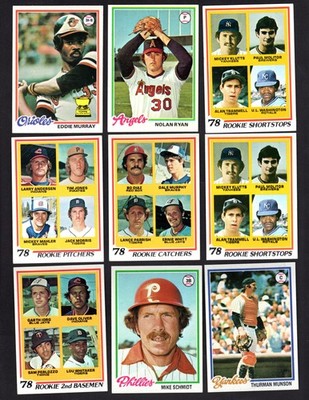 1978 TOPPS Baseball Complete Set NMT/MT+- Higher End From Estate Find ...
