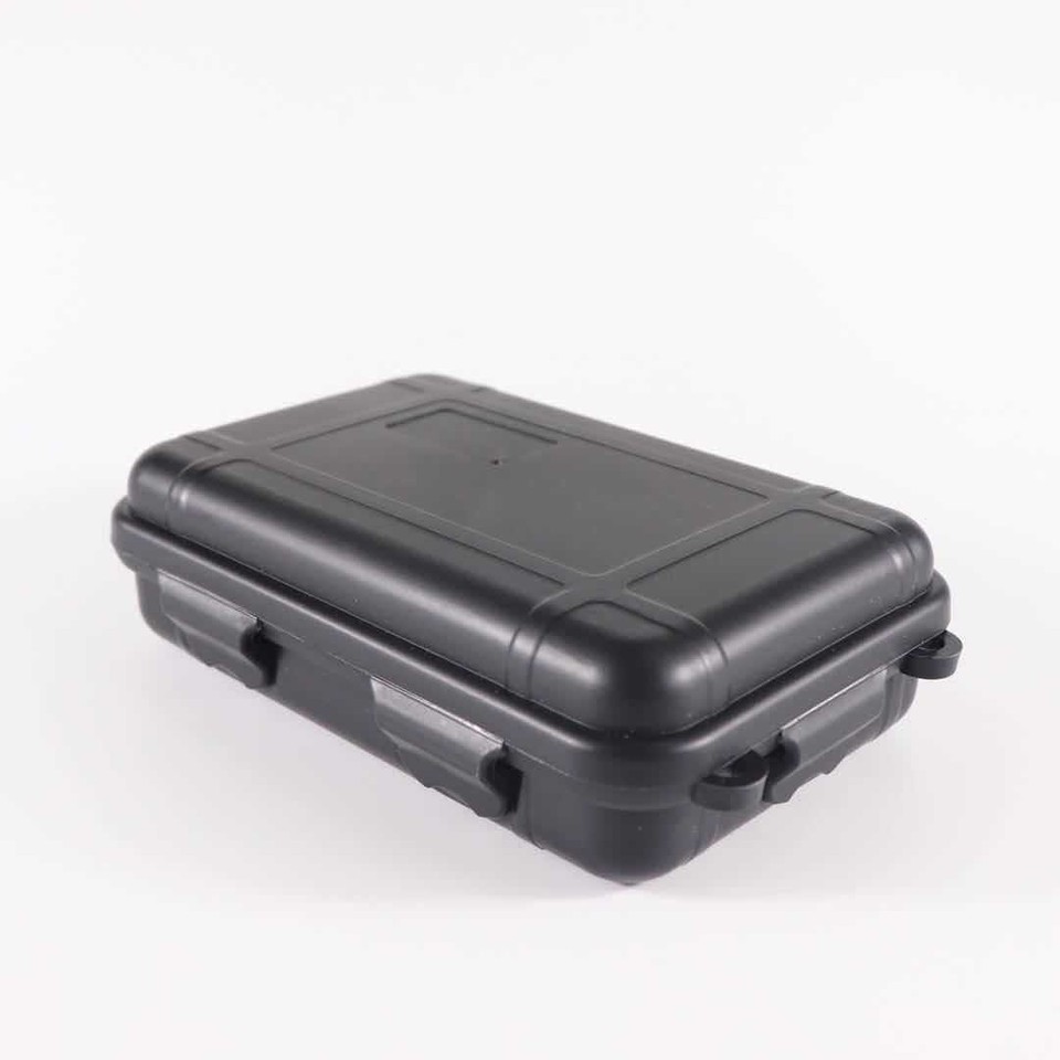 4pcs Black Outdoor Waterproof Sealed Box Sealed Storage Moisture-proof ...