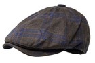 Men's Classic Cotton Blend Plaid Newsboy Applejack Cap Style, Quality ...