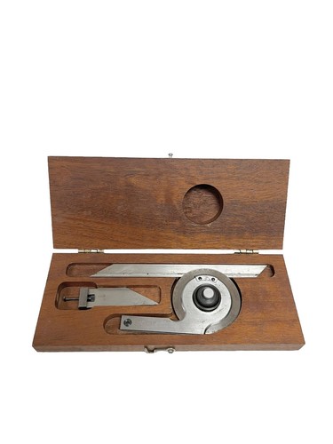 Starrett C359 Precision Universal Bevel Vernier Protractor Machinist ...