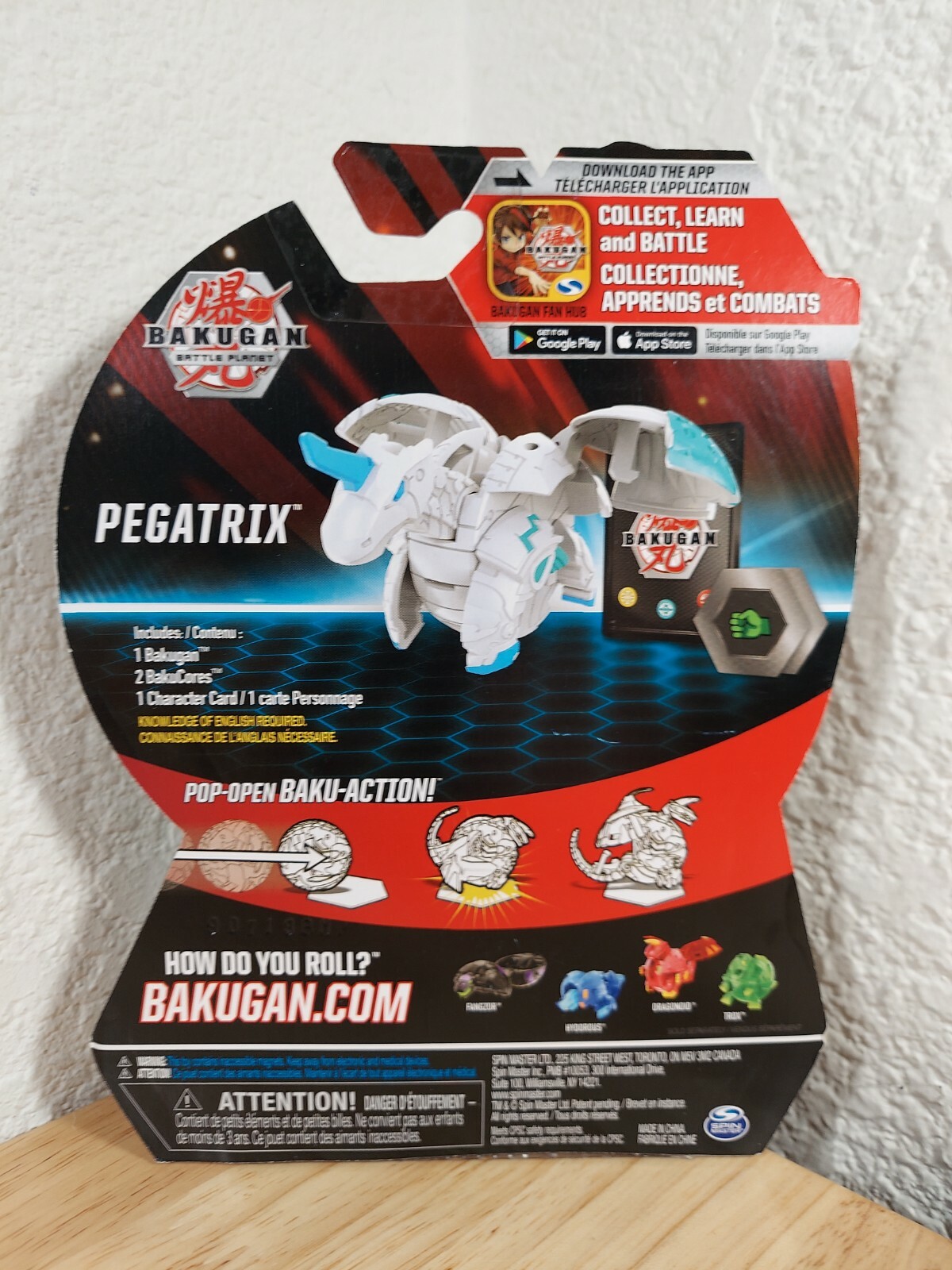 Bakugan Battle Planet - PEGATRIX - w/ 2 BakuCores & Card Spin Master | eBay