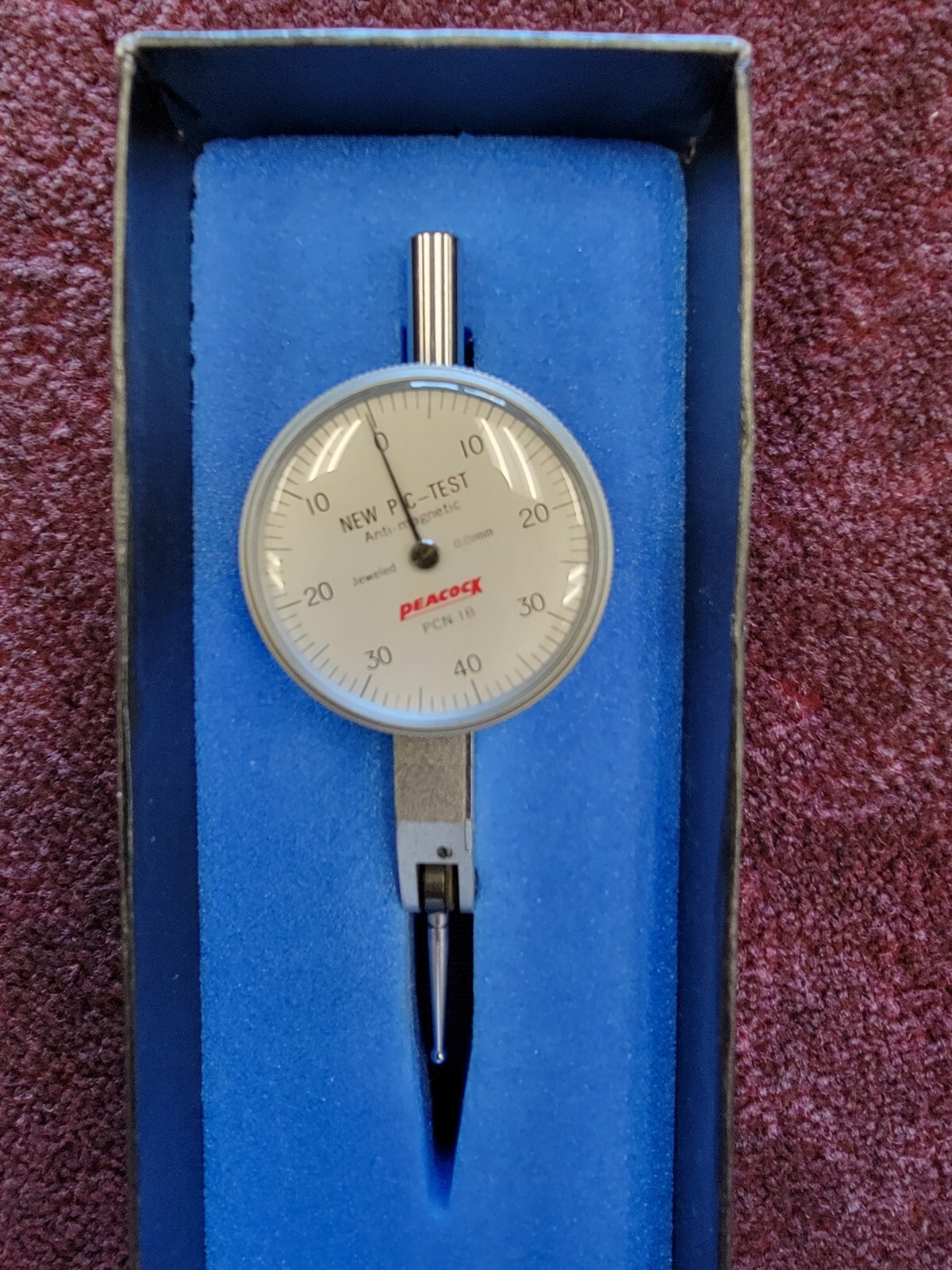 PEACOCK PIC-TEST PCN-1B Lever Type Test Indicator 0.01-0.8MM * IN OEM ...