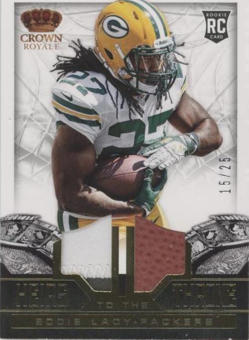2013 Panini Crown Royale - Heirs to the Throne Materials Eddie Lacy #7 ...