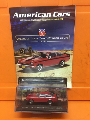 ALTAYA AMERICAN CARS 1/43 N°47 CHEVROTE VEGA YENKO STINGER COUPE 1972 ...