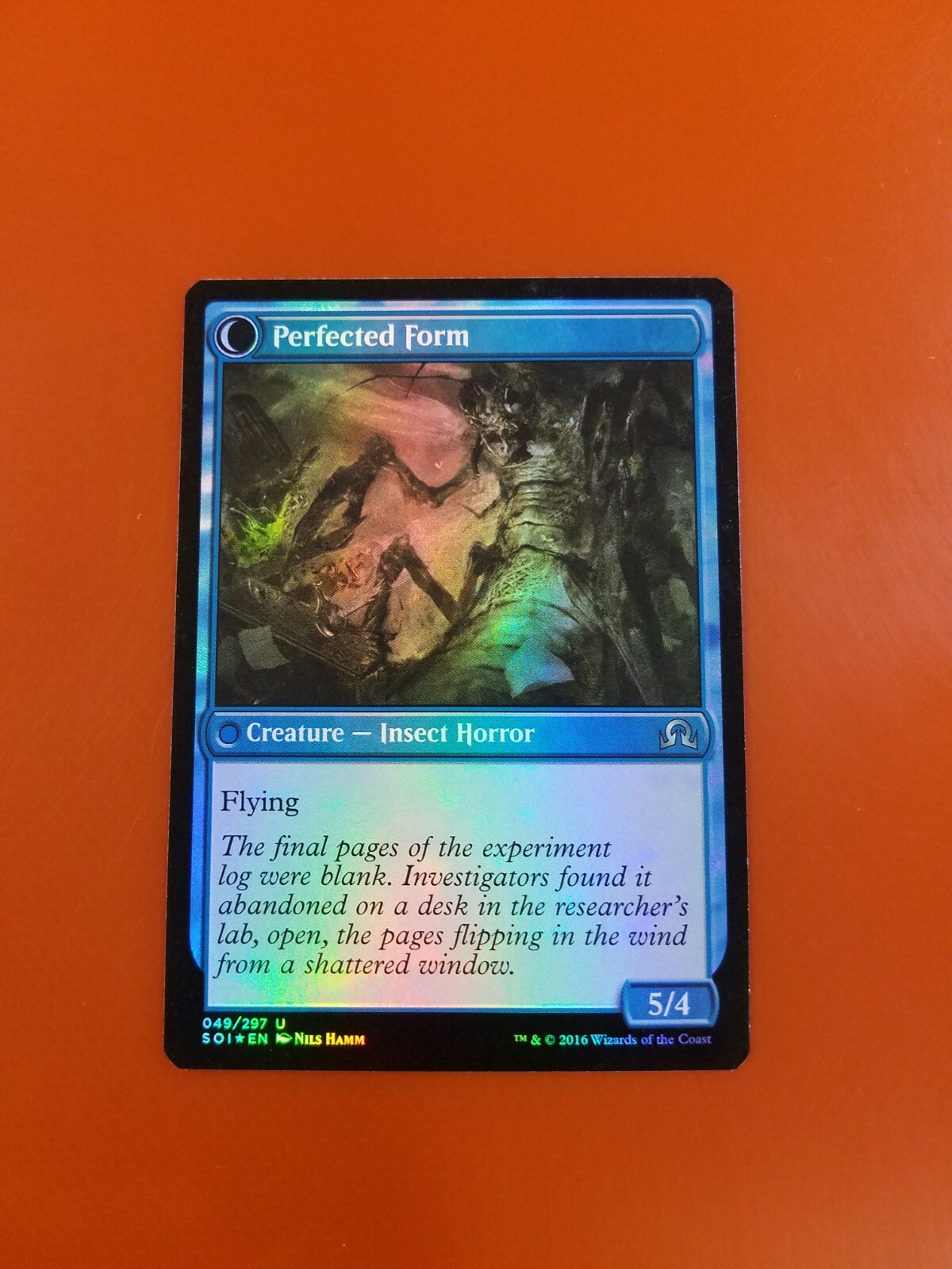 1x Aberrant Researcher // Perfect Form | FOIL | Shadows over Innistrad ...