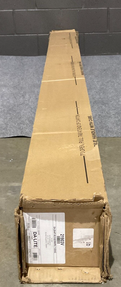 Factory Sealed! Da-Lite Da-Snap Wide Format Projector Screen 113 ...