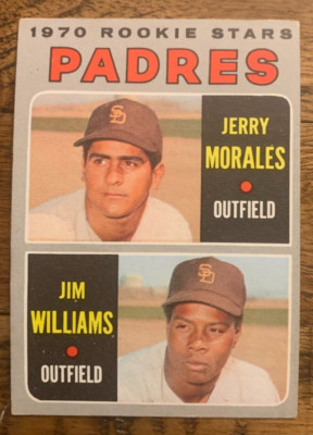 1970 TOPPS BASEBALL PADRES ROOKIE STARS #262 EXMT | eBay