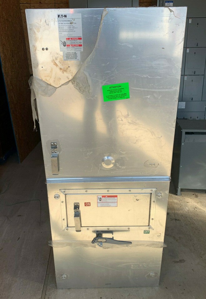 CTAT426NCM8CH Cutler Hammer 600 Amp 240V CT Cabinet N3R Meter Main ...