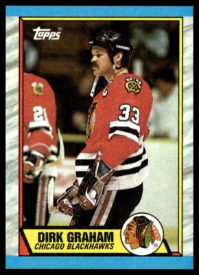 1989-90 Topps #52 Dirk Graham Chicago Blackhawks | eBay
