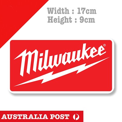 Milwaukee Electric Tool Logo, Power Tool Logo Sticker | eBay Australia