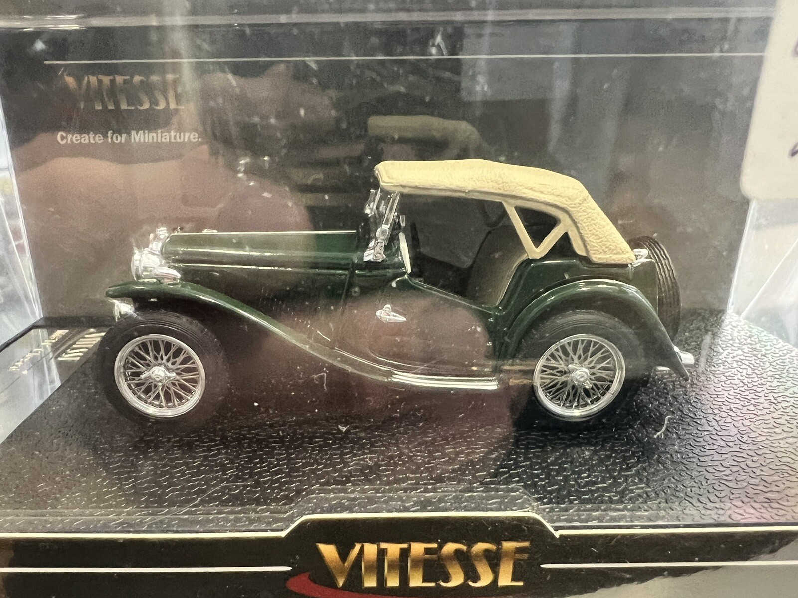 MGTC Model Car 1 43 Size Vitesse Black 29160 MG TC Sports 938 Produced ...