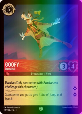 Lorcana Goofy - Daredevil (111/216) The First Chapter LP FOIL | eBay