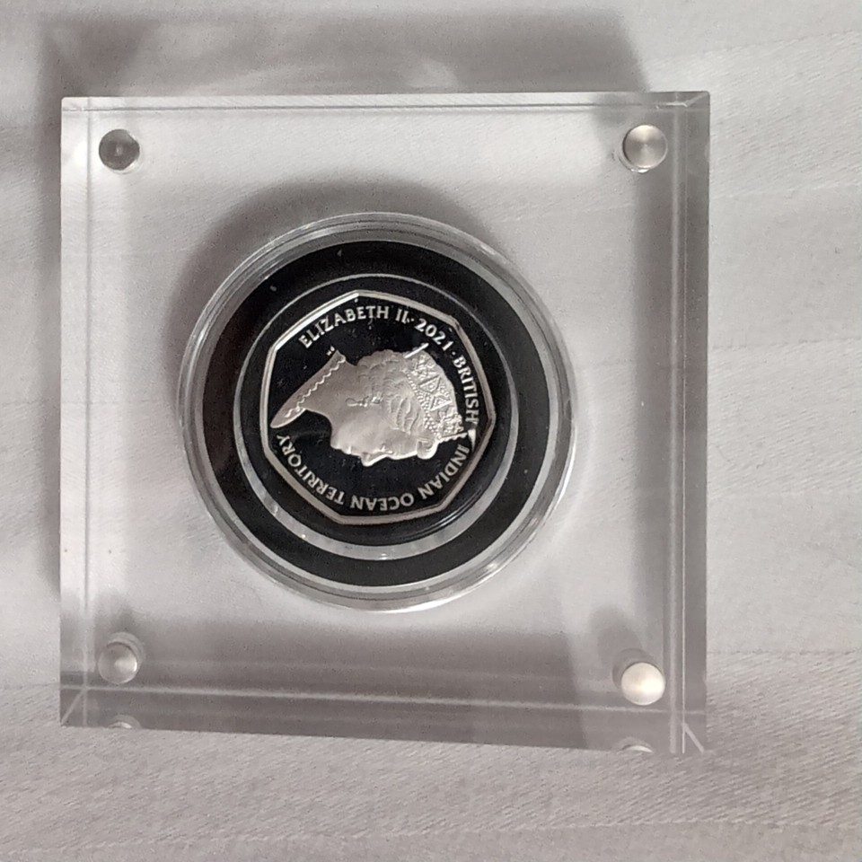 2022 Queens 95th Birthday Coat of Arms 50p silver Proof BIOT - Ltd to ...