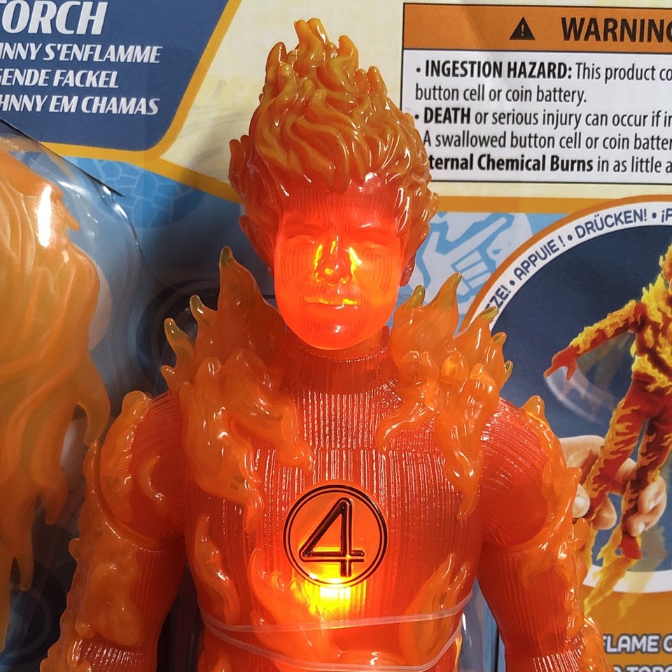 Marvel Studios Fantastic 4 First Steps- Titan Hero Series HUMAN TORCH ...