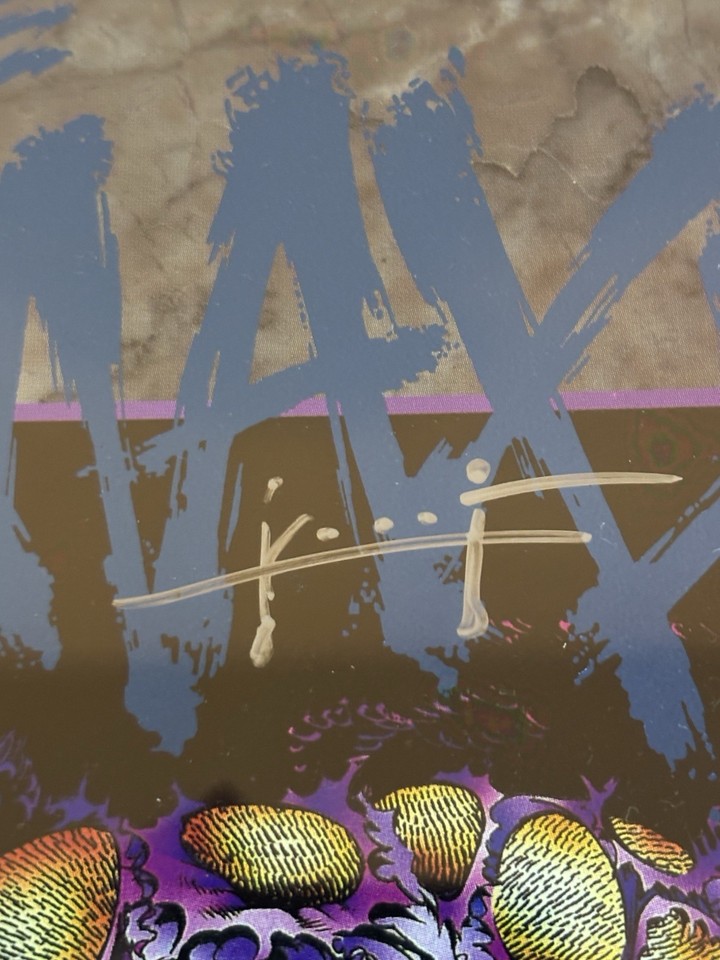 The Maxx 1/2 Wizard Test Printing Blue Foil CGC 9.4 Signed by Sam Kieth ...