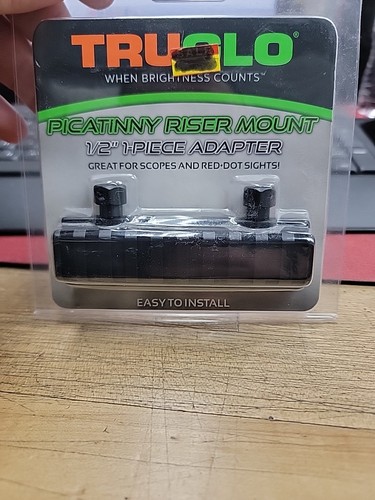 Truglo Picatinny Riser Mount 4" long 1/2" High #TG8970B NOS RIFLE GUN ...