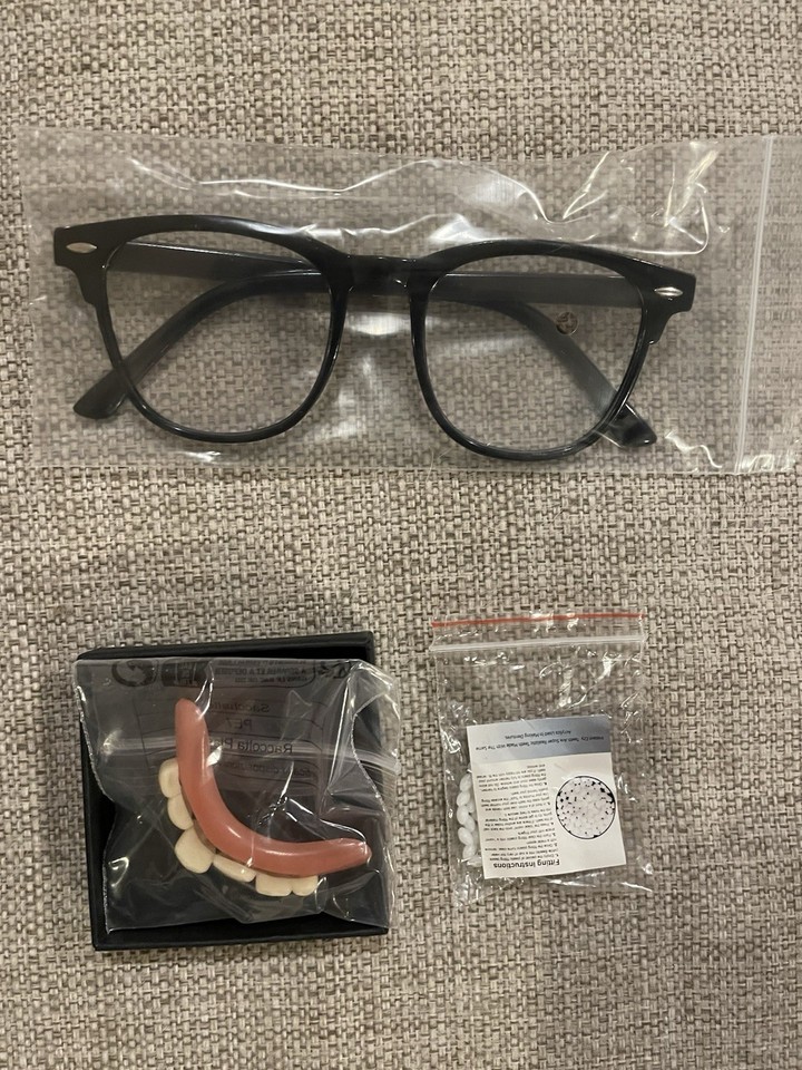 Austin Powers Wig Glasses Teeth Cosplay Halloween New | eBay