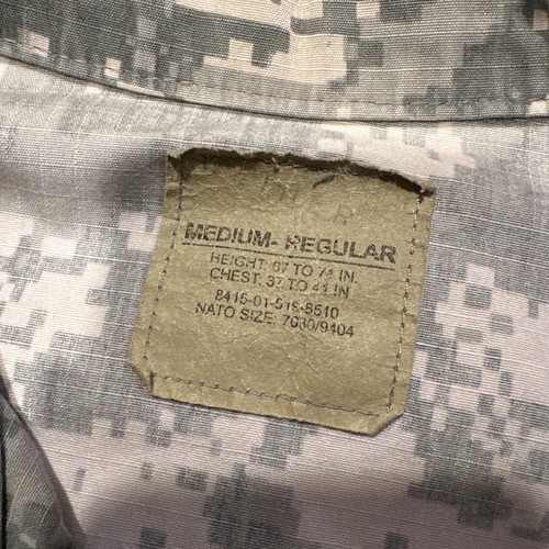 Military U.S. Army Combat Uniform, Digital Camo ACU Top Size Medium ...