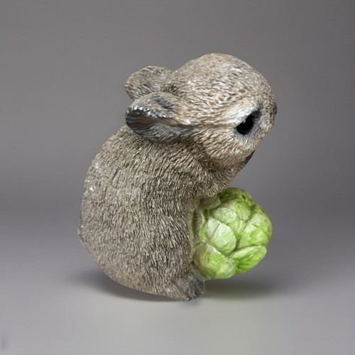 VINTAGE STONE CRITTERS SUPER CUTE BUNNY RABBIT MARBLE EYES | eBay