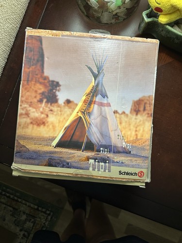 Schleich Wild West Tipi (42011) Teepee Model Germany Open Box Sealed ...