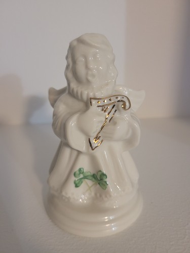 Belleek Angel with Harp Porcelain Figure | eBay
