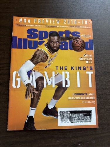 Sports Illustrated Magazine Oct 2018 Lebron James Los Angeles Lakers ...