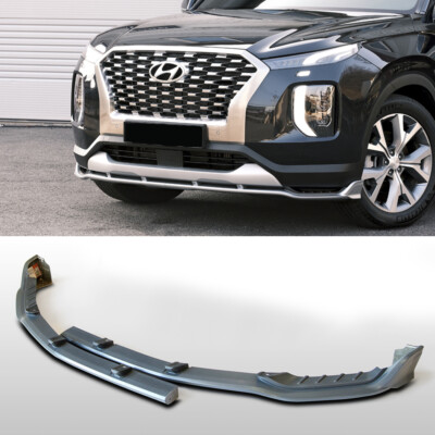 Impression Front Bumper Lower Lip Kit 2p for 2019 2020 Hyundai Palisade ...