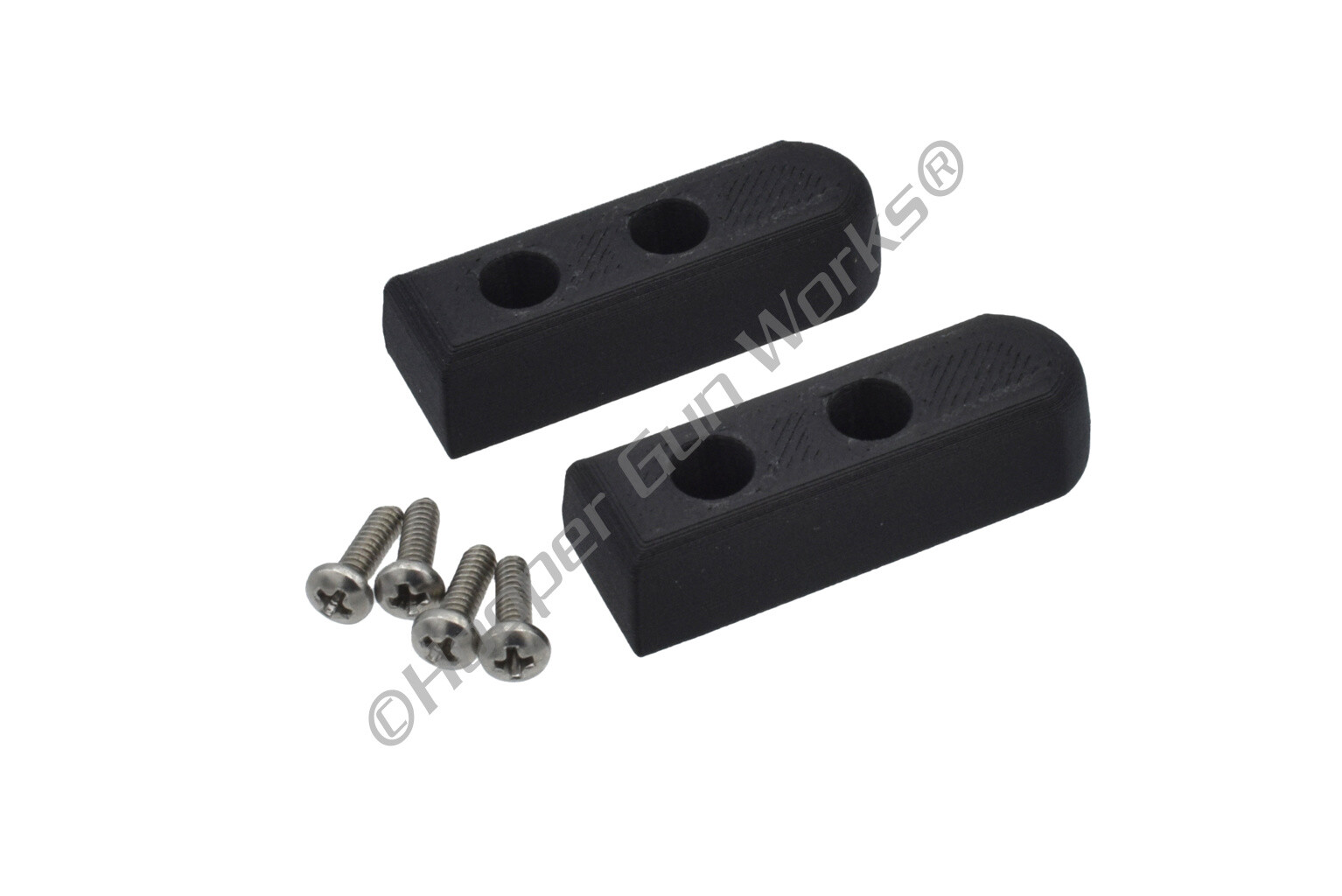 HGW 1911 Composite Magazine Base Pad Medium 3/8" with Black Stainless ...