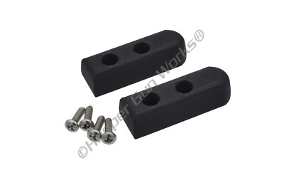 HGW 1911 Composite Magazine Base Pad Medium 3/8" with Black Stainless ...