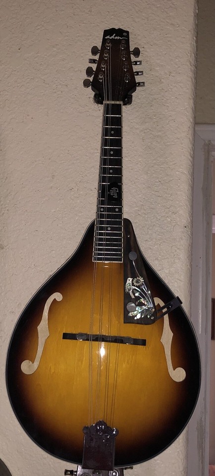 Custom Sunburst Mandolin; Rosewood Pickguard Abalone Inlay, PRO setup ...