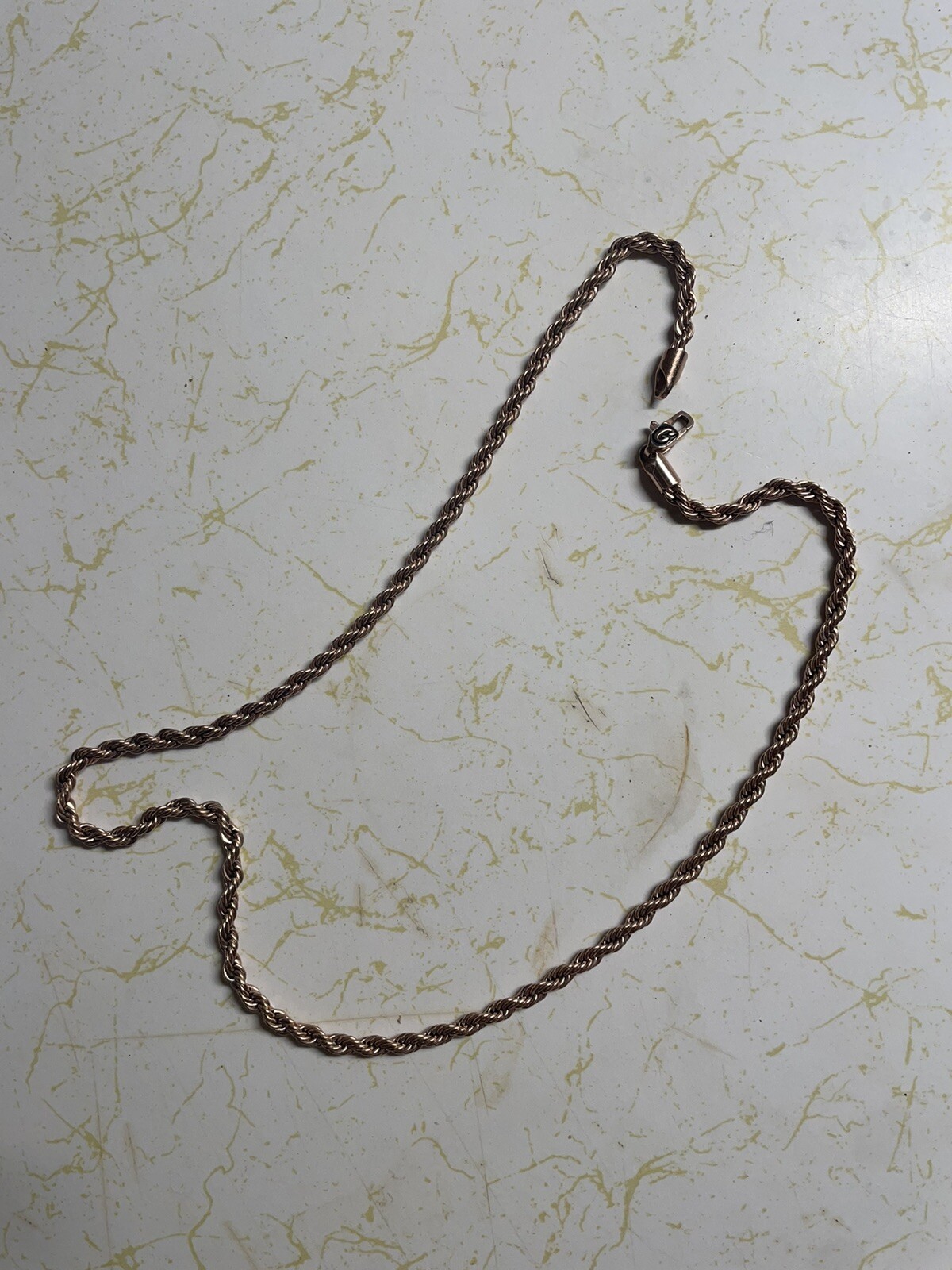 GLD Shop Rope Chain Plated In 14k Rose Gold - 4mm | eBay