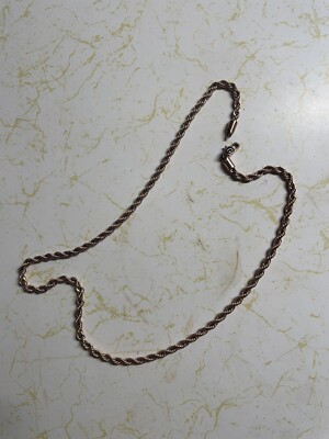 GLD Shop Rope Chain Plated In 14k Rose Gold - 4mm | eBay