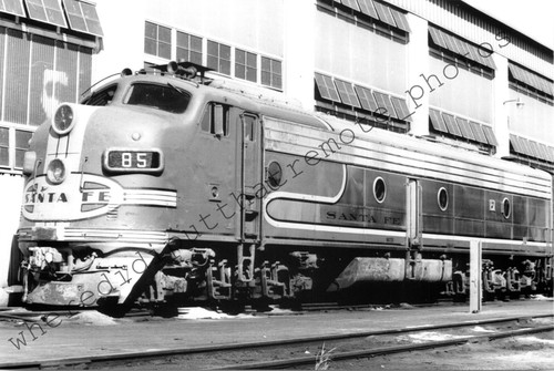 Atchison Topeka & Santa Fe ATSF 85 EMD E8A Argentine KAN 1966 Photo | eBay
