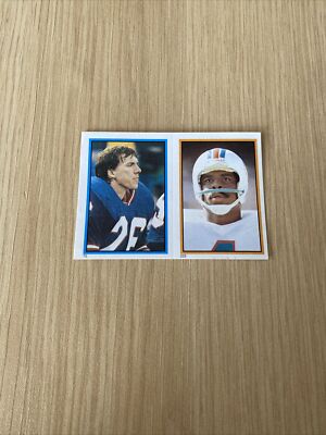 1984 Topps Album Stickers Rob Carpenter Reggie Roby #75-225 Rookie RC ...