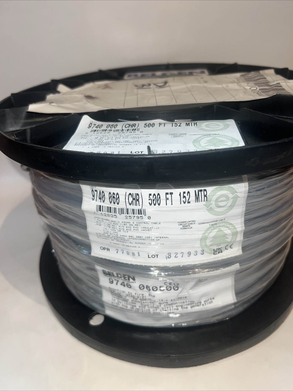 Belden 9740 060500 Unshielded audios sound & Control Cable 1 Fair 18AWG ...